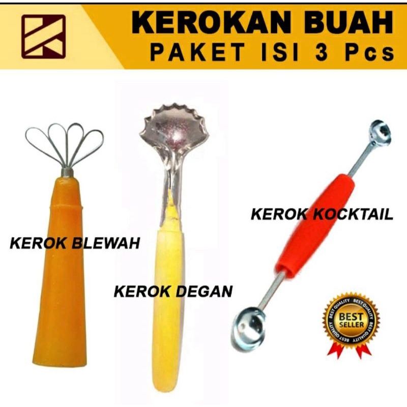 Jual satu set kerokan kelapa muda kerokan buah kerokan blewah | Shopee ...
