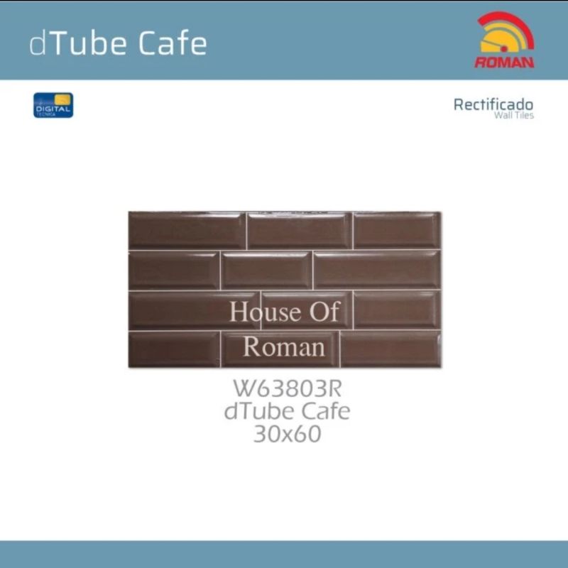 Jual Roman Keramik dTube Series 60x30 (Wall Tile)/ Roman Keramik ...