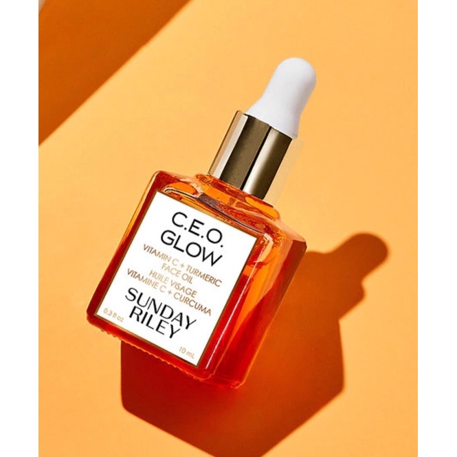 Jual SUNDAY RILEY CEO GLOW VITAMIN C + TURMERIC FACE OIL | Shopee Indonesia