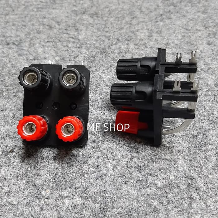 Jual Terminal Speaker Tapal Kuda 4 Pin - Konektor Amplifier ke Speaker ...