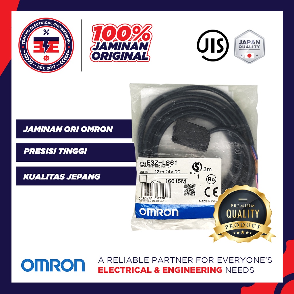 Jual Omron E3Z-LS61 Distance-Settable Photoelectric Sensor Original Omron | Shopee Indonesia