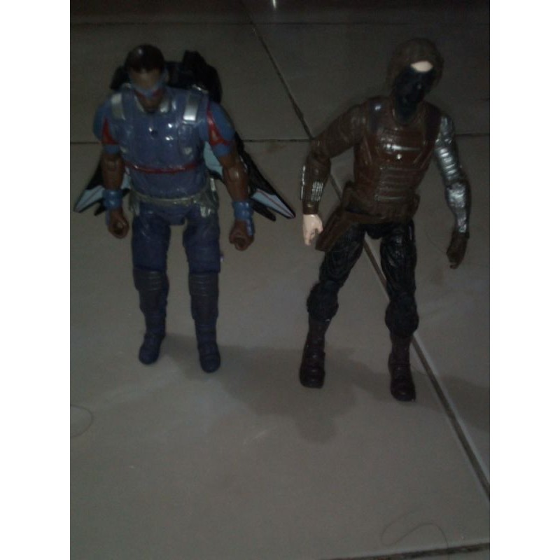 Jual mainan figure falcon dan winter soldier | Shopee Indonesia