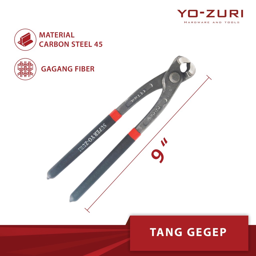 Jual TANG / TANG GEGEP / TANG GEGEP KAKA TUA / TANG GEGEP YOZURI 9 INCH ...