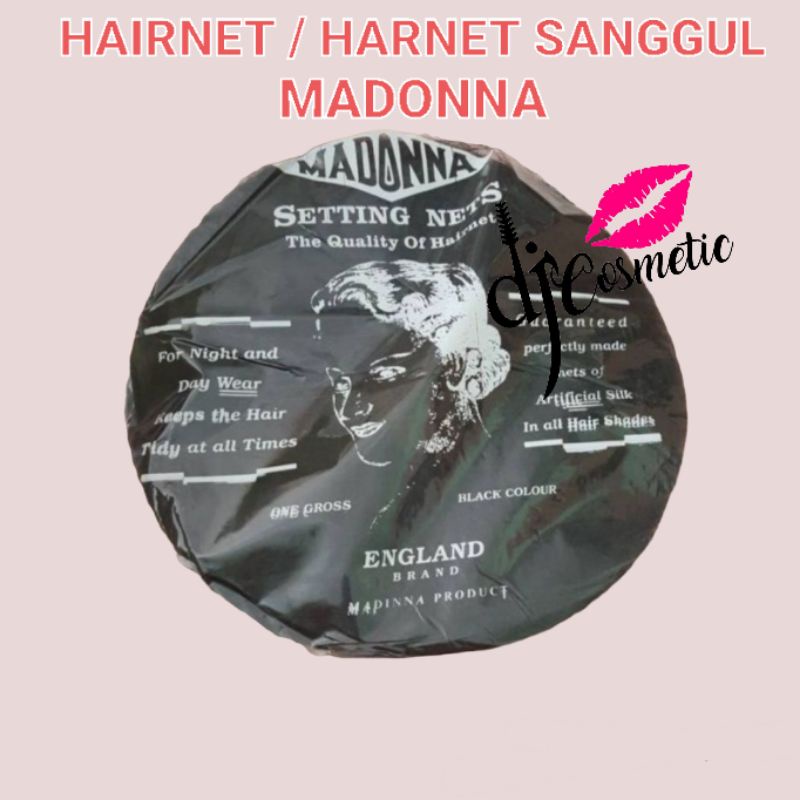 Jual Hairnet | Harnet | Hair Net Sanggul Madonna | Jala Rambut | Shopee ...