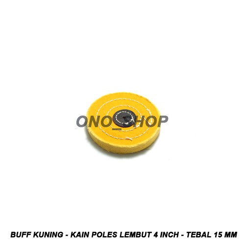 Jual Buff Kuning - Kain Poles Lembut 4 Inch - Tebal 15 mm | Shopee ...