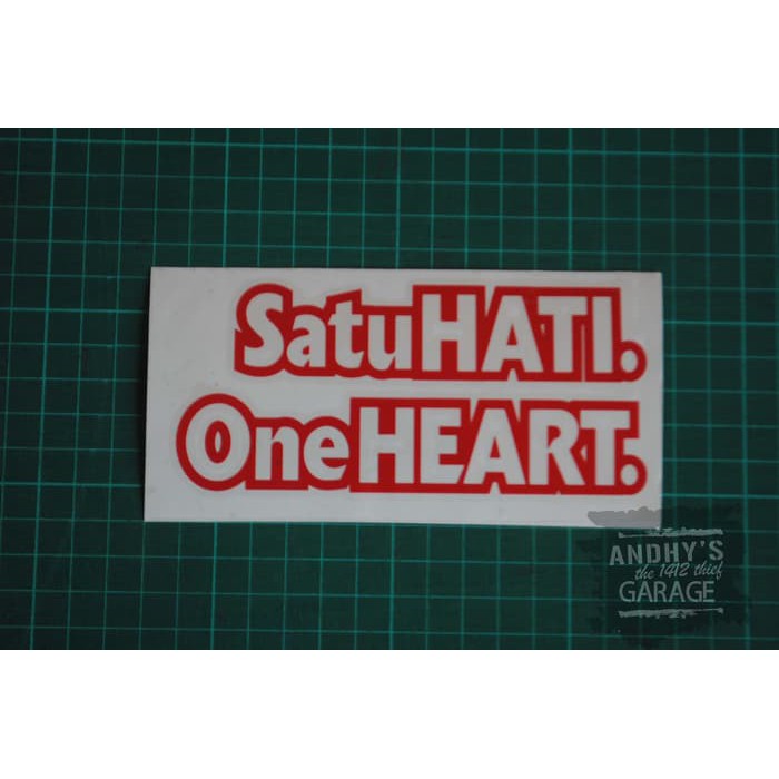 Jual Sticker / Stiker Satu Hati One Heart Honda | Shopee Indonesia