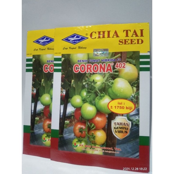 Jual Benih Tomat Hibrida F1_CORONA 402(5 g) | Shopee Indonesia