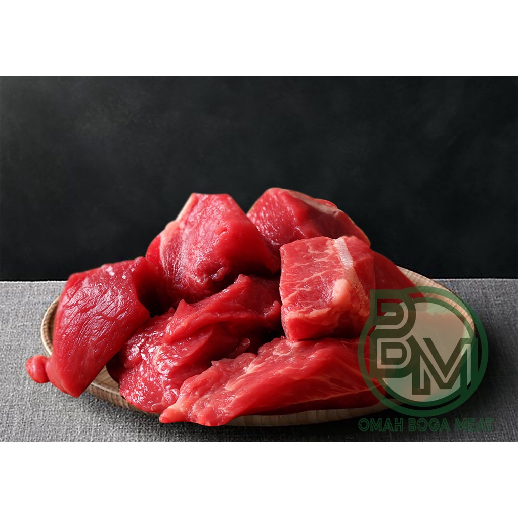 Jual Beef Rendang potongan 1kg frozen cut 20-25/Daging rendang ...