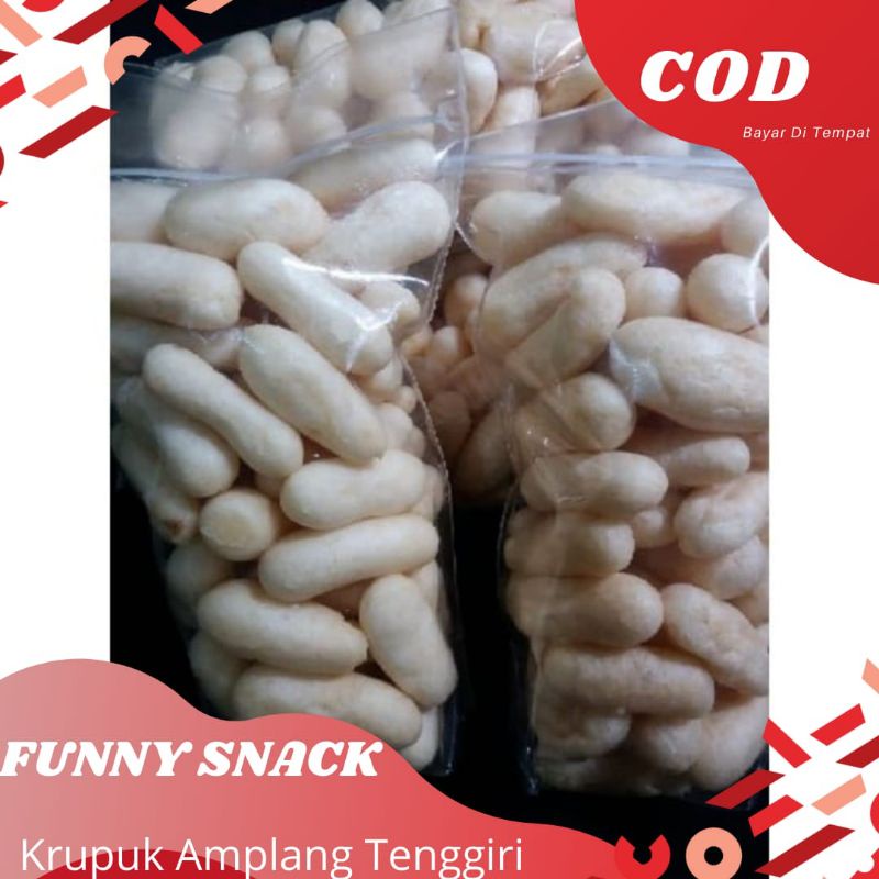 Jual Krupuk amplang ikan tenggiri dan pilus ikan / pilus bangkok/ telor ...