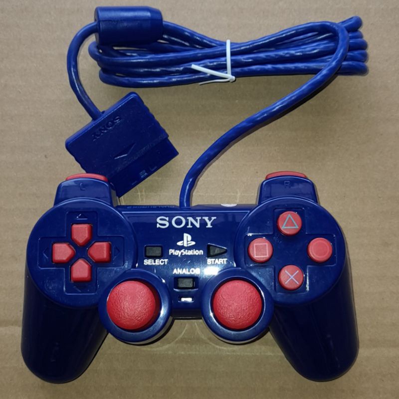 Jual Stik Ps2 Warna kabel ori Stick Playstation 2 Analog Controller ...