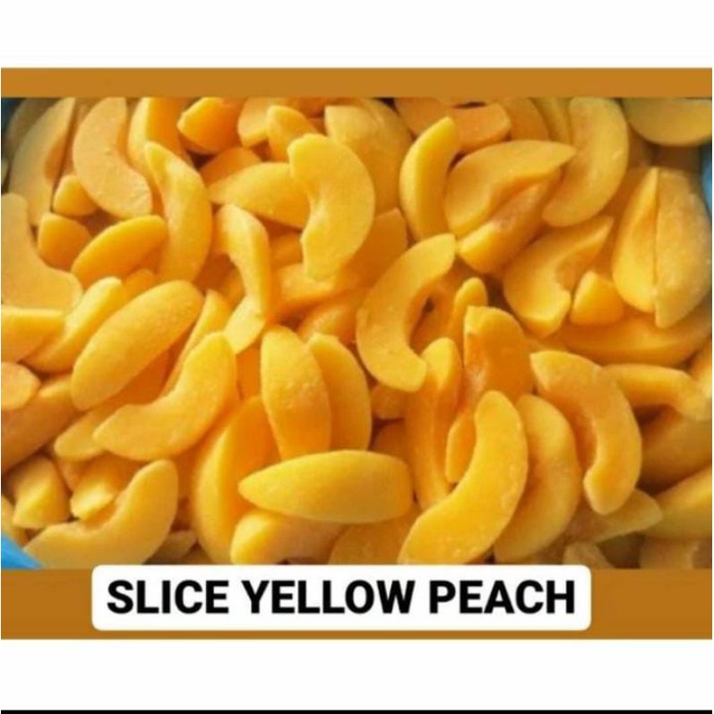 Jual Slice Yellow Peach Frozen/Peach beku 1kg | Shopee Indonesia