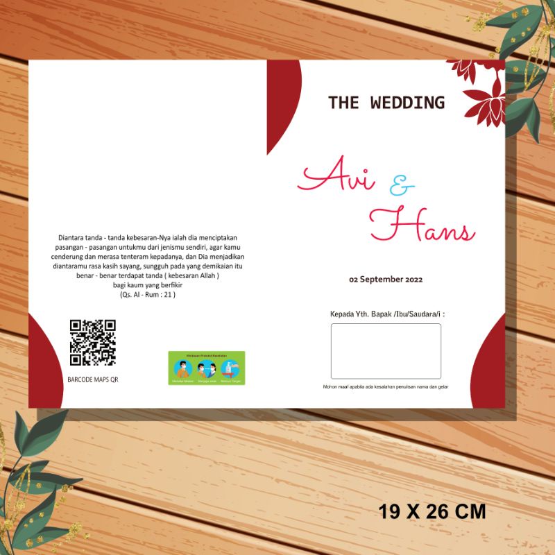 Jual Undangan Nikah Simpel Elegan | Shopee Indonesia