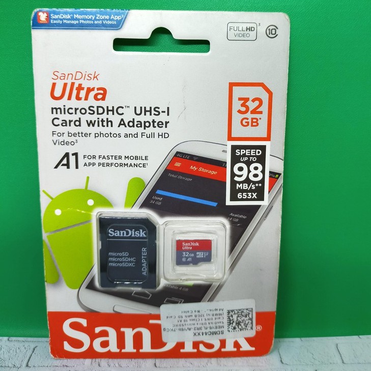Jual SanDisk Ultra micro SDHC XC Card UHS-I Class 10 A1 with SD Card Adapter 32GB 64GB | Shopee ...