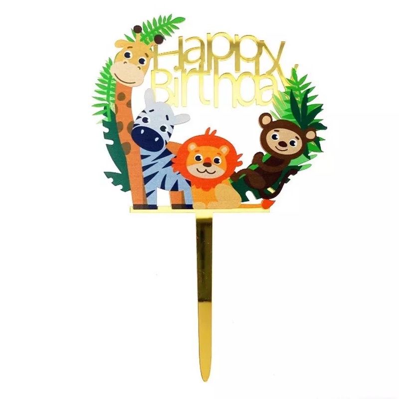 Jual ANIMAL ZOO JUNGLE Paket perlengkapan dekorasi pesta ulang tahun ...