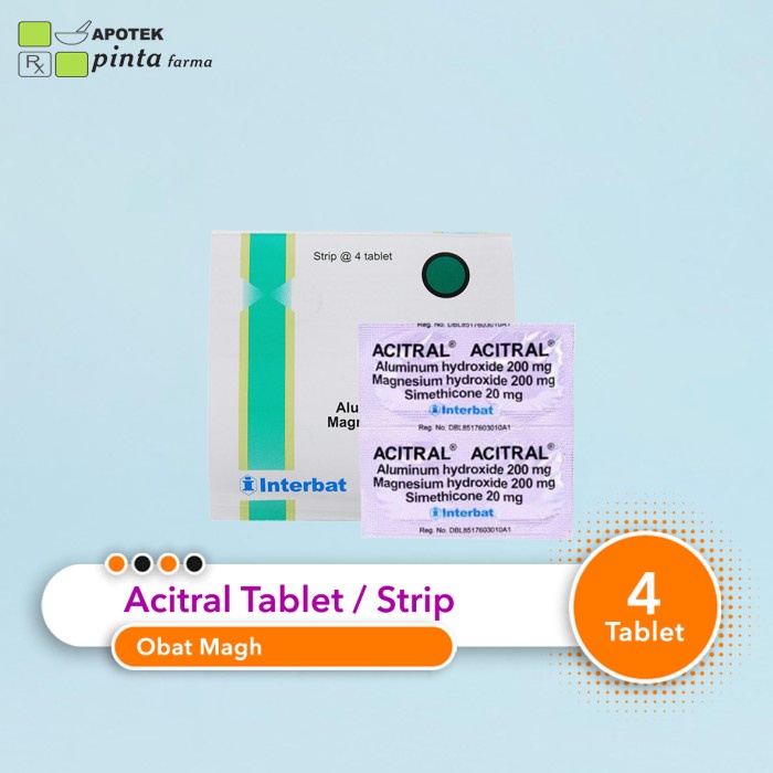 Jual Acitral Tablet & Sirup Obat Maag | Shopee Indonesia