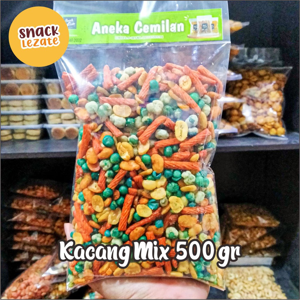 Jual Kacang Campur 500gr / Kacang Mix Kiloan Dua Kelinci Kacang Koro ...