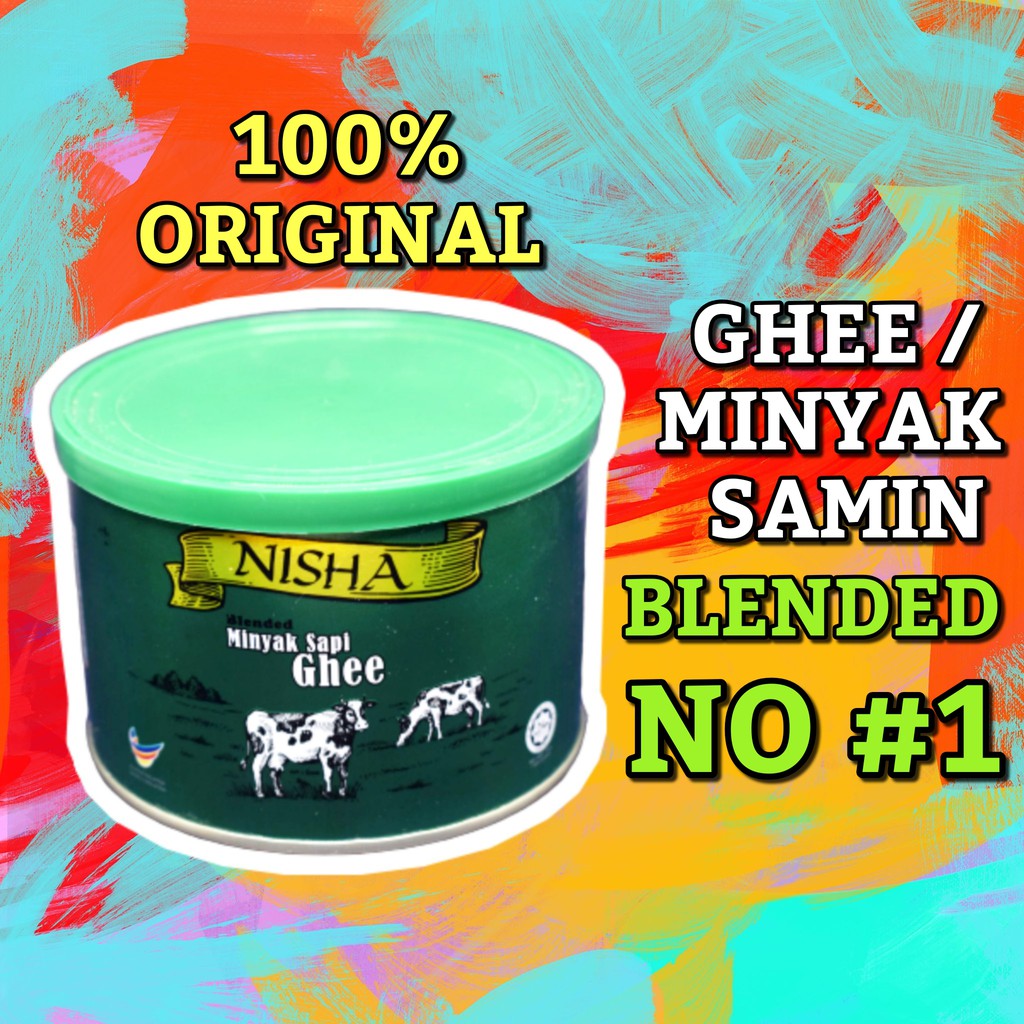 Jual Nisha Ghee Minyak Samin Sapi Organik Ghee Clarified Butter 125g ...