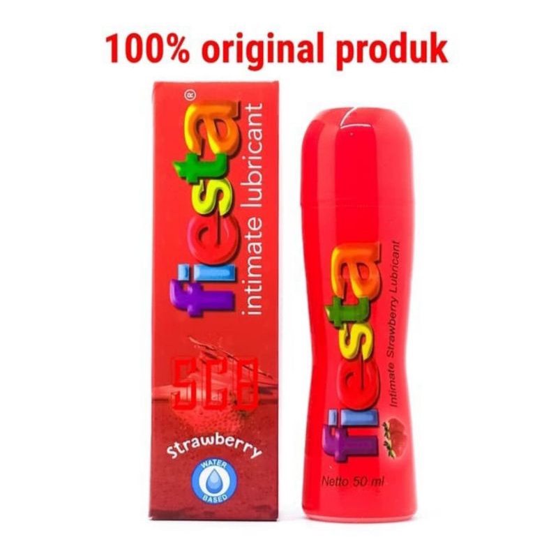 Jual Fiesta Lubricant Strawberry 50ml - Gel pelumas fiesta | Shopee ...