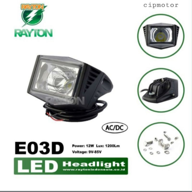 Jual LAMPU TEMBAK MOTOR LED PCX ADV VERZA CB150 CBR VARIO SCOPY BEAT ...
