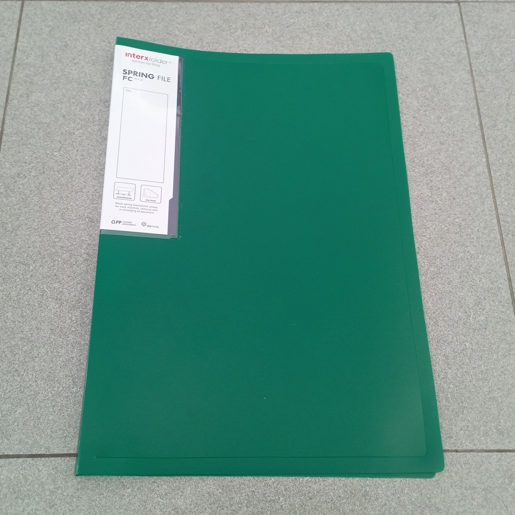 Jual Map Snell / Spring File / Map Plastik Inter X Folder F4 Folio SFX ...