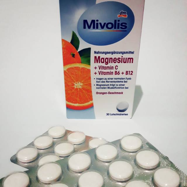 Jual DM Mivolis Magnesium Vitamin C+B6+B12 (gluten free) | Shopee Indonesia