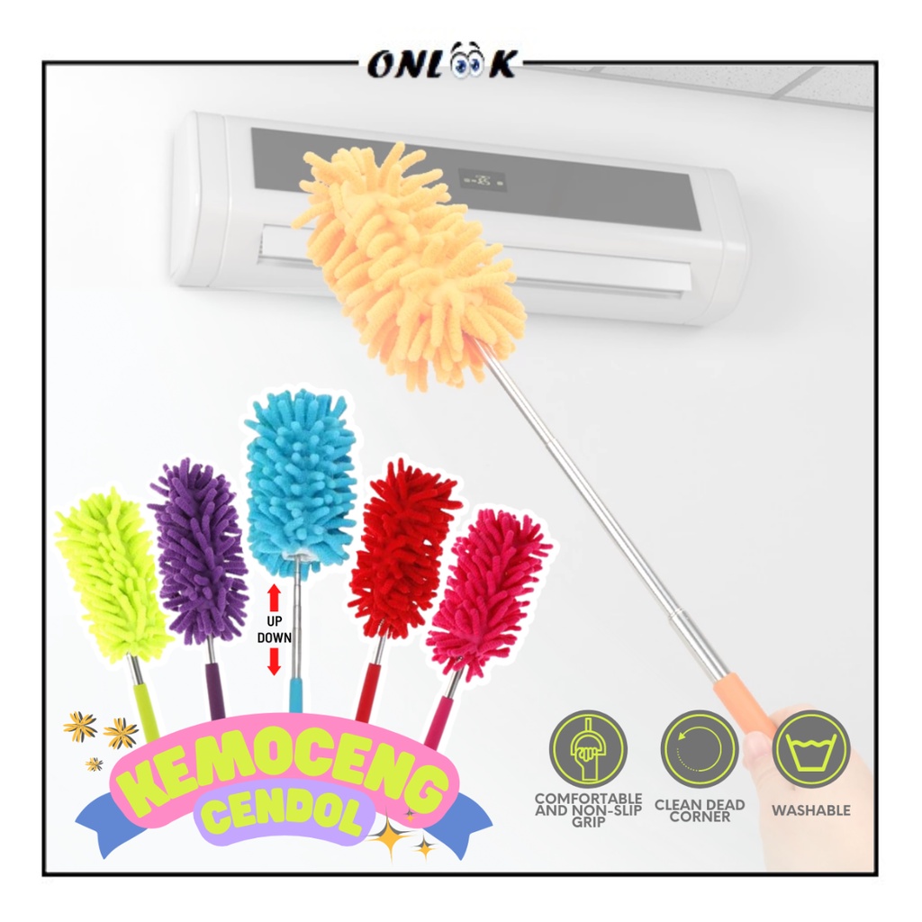 Jual Kemoceng Cendol Microfiber Telescopic Feather Duster Multifungsi ...