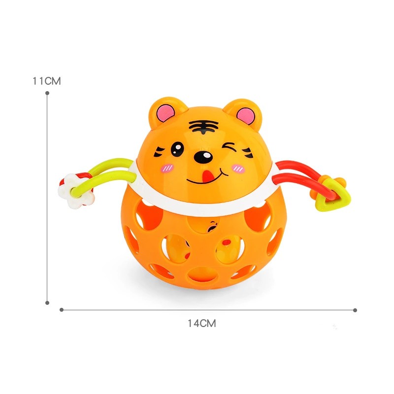 Jual Mainan Bayi Rattle Animal Hand Bell Fitness Grasp Ball Baby Toys ...