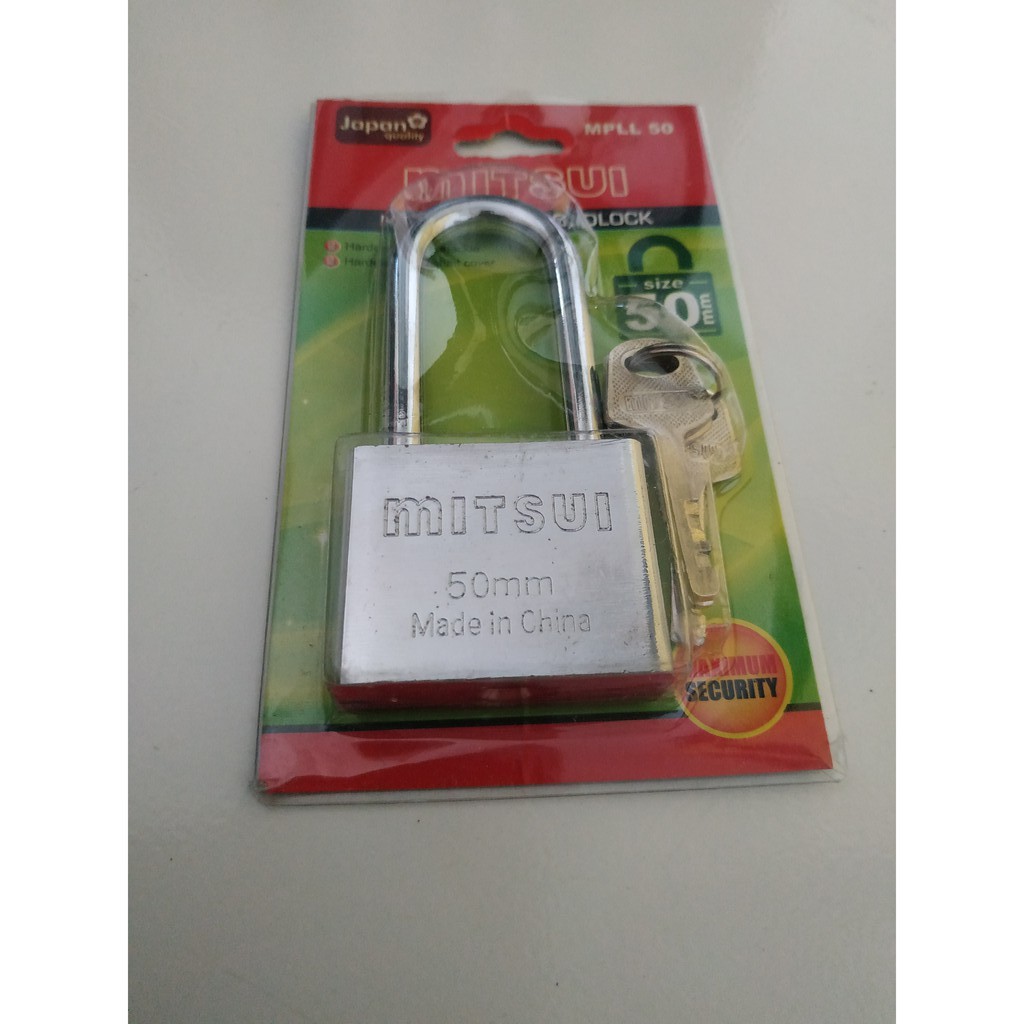 Jual GEMBOK 50 MM LEHER PANJANG / GEMBOK RUMAH / GEMBOK PAGAR | Shopee ...