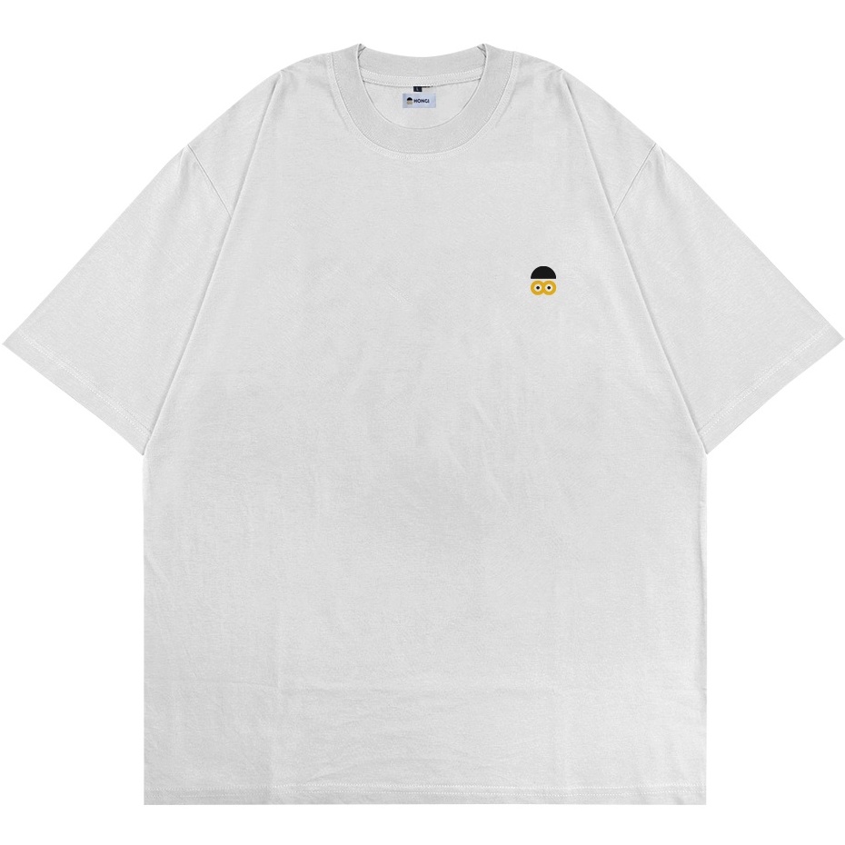 Jual HONGI Tshirt Heavyweight Cotton - Basic Logo White | Shopee Indonesia