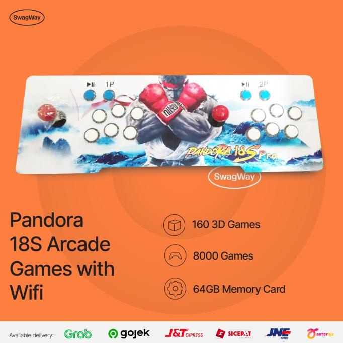 Jual Arcade Games Wifi Games 3D 8000 In 1 Game /Pandora Game Box 18S ...