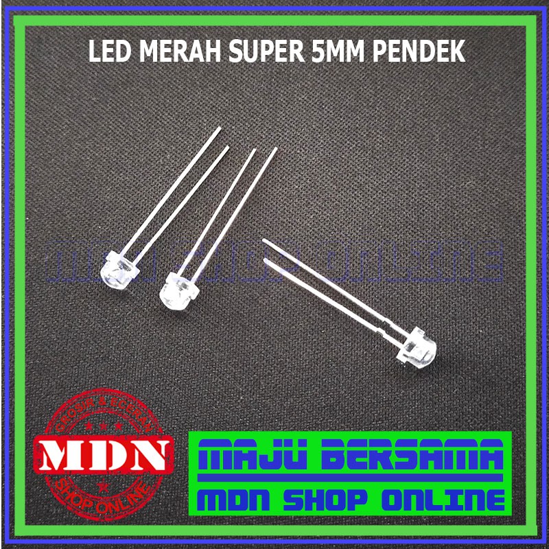 Jual Led merah super 5mm - lampu indikator | Shopee Indonesia