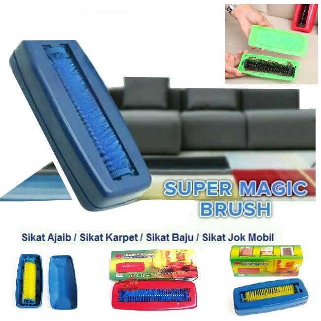 Jual Hello [1 Roll] Sikat Karpet Single Roll Super Magic Brush Sikat Serbaguna - Warna Random ...