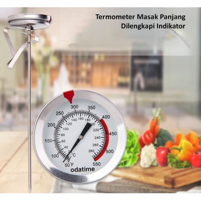 Jual Thermometer minyak goreng panjang/termometer masak suhu (30 cm ...