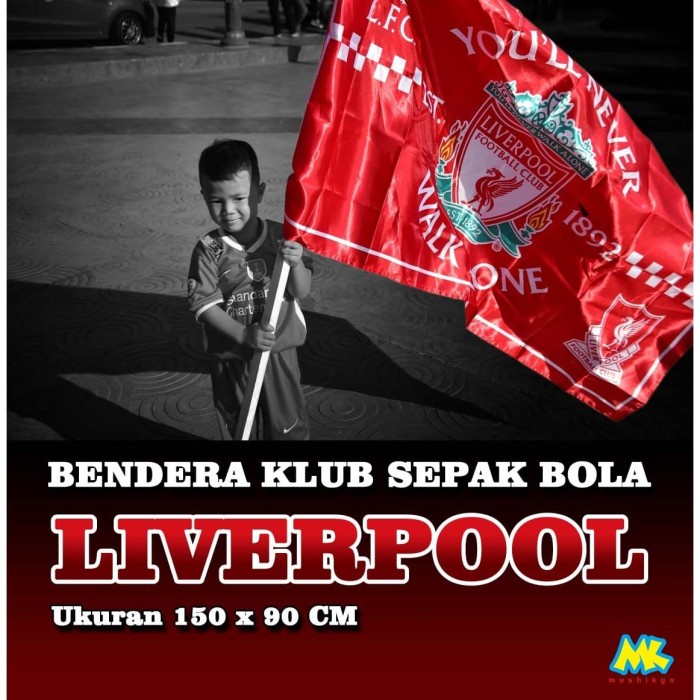 Jual Bendera LIVERPOOL ukuran besar - Merah Putih | Shopee Indonesia