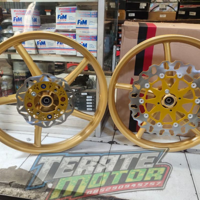 Jual Pelek veleg VIXION New Mx king V Rossi model RCB | Shopee Indonesia