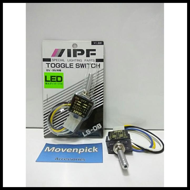 Jual Ls-08 Ipf Toggle Switch On-Off-On Original Japan | Shopee Indonesia