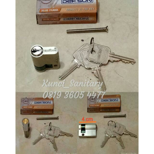 Jual Silinder Sebelah Dekkson / Silinder Setengah Dekkson / Anak Kunci ...