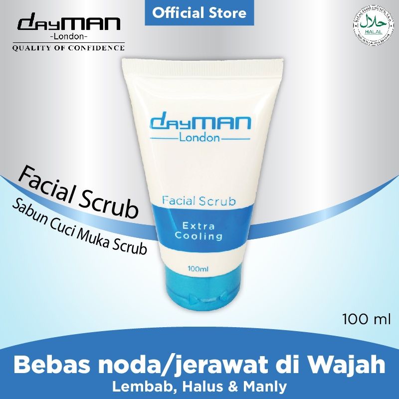 Jual Dayman Facial Wash - Scrub Extra Cooling 100 ml | Shopee Indonesia