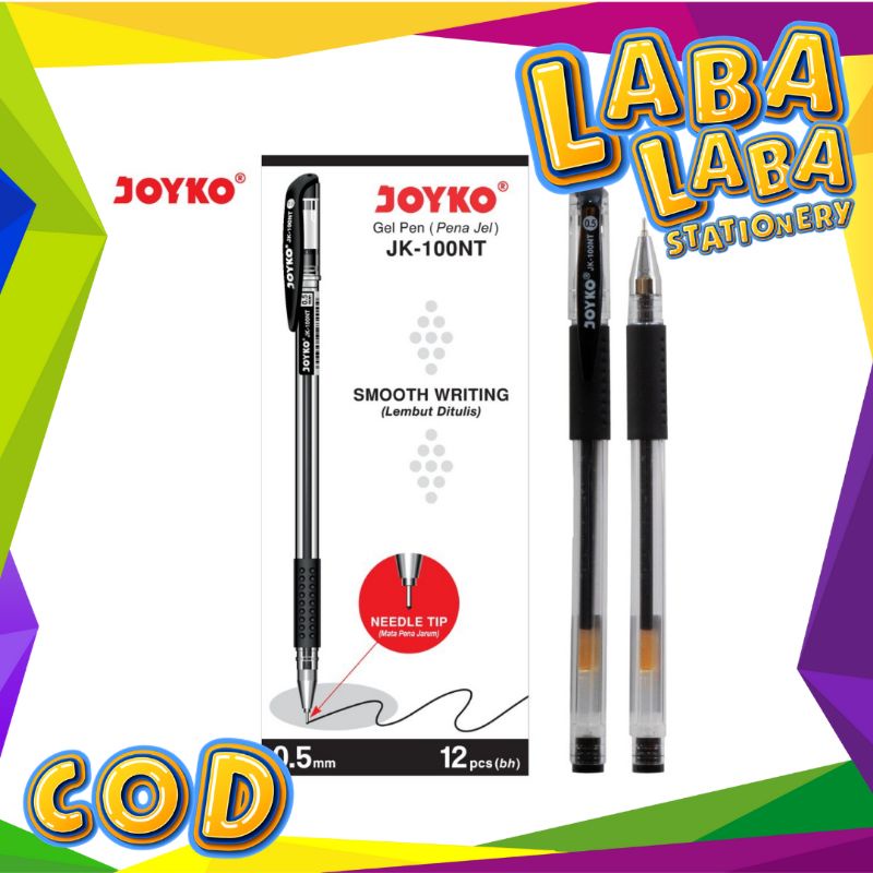 Jual LabaLabaStationery Pulpen / Pen Gel Joyko JK-100 NT (Lusin 12 PCS ...