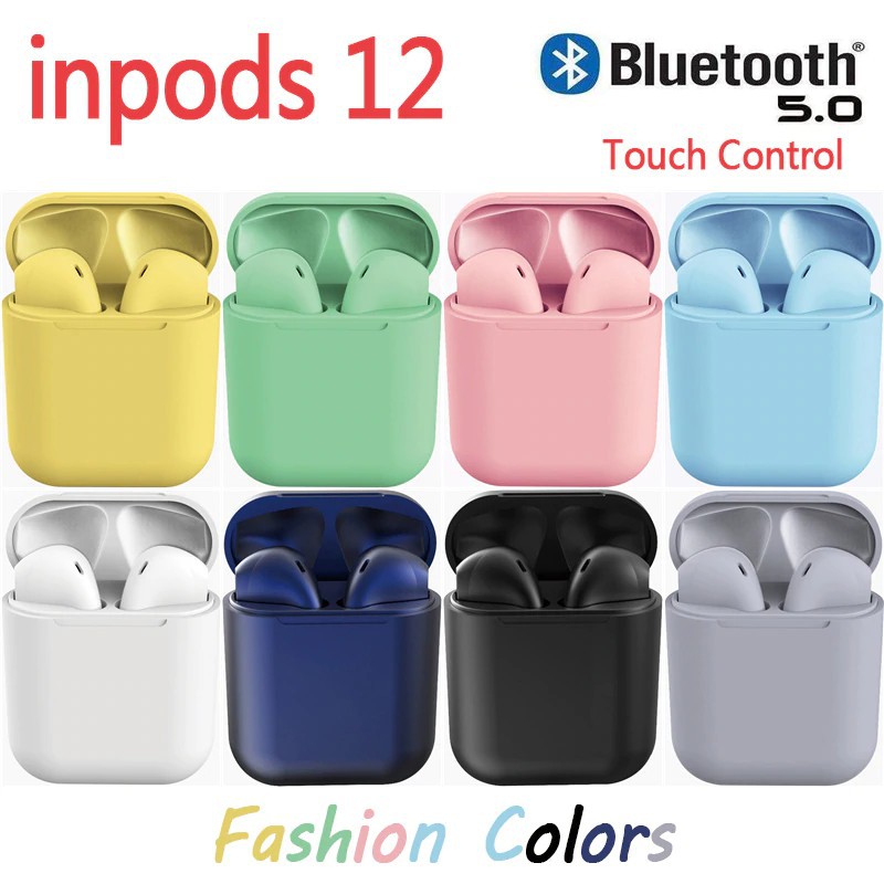 Jual INPODS 12 TWS HEADSET BLUETOOTH 5.0 EARPODS ANDROID IPHONE ...