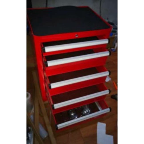Jual Lemari Tool Trolley 5 Laci - Tool Box Roller Cabinet 5 Drawers ...