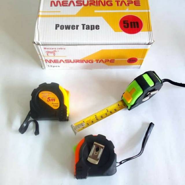 Jual Meteran 5M x 19mm5 meter alat ukur meteran tukang / measuring tape ...