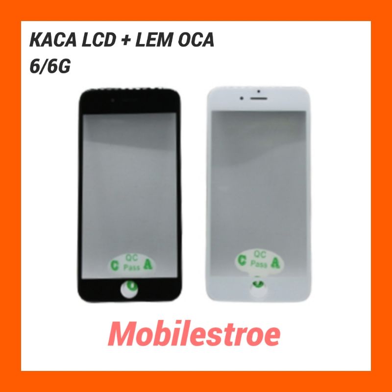 Jual KACA LCD IP 6/6G + LEM OCA | Shopee Indonesia