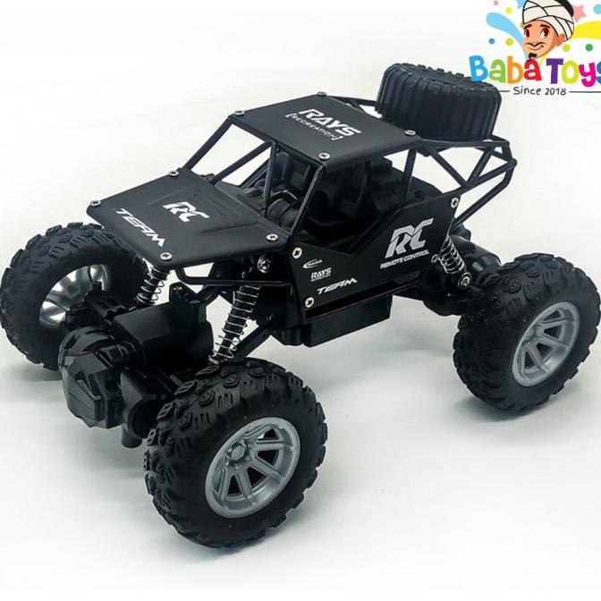 Jual Mainan Mobil Remote Control 1:18 RC Rock Crawler Offroad Alloy - Hitam Lc | Shopee Indonesia