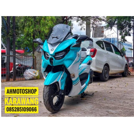 Jual Full Body Set All New NMax Predator 2020 - Putih Hijau Tosca ...