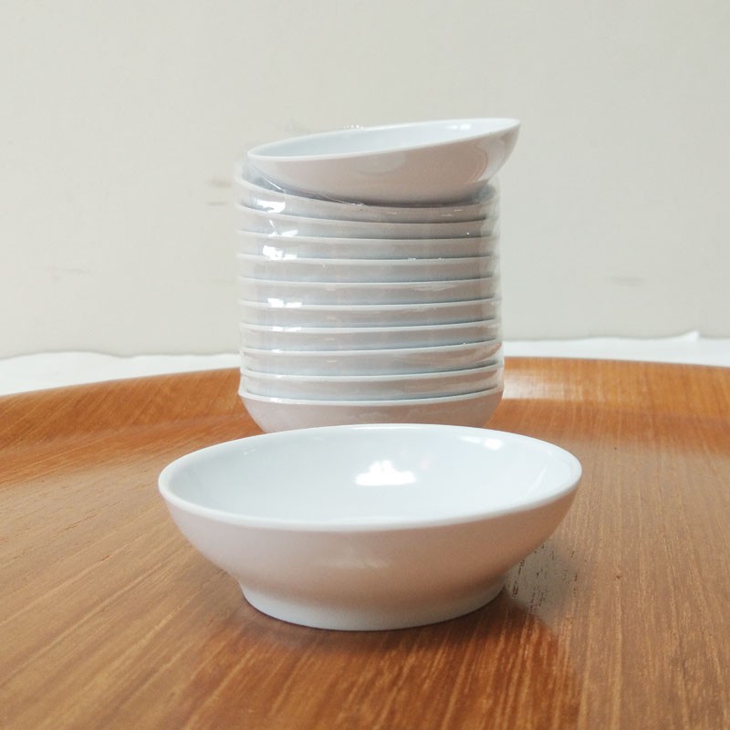 Jual 12 pcs Piring Saus Bulat - Sauce dish 7 cm Melamin Golden Dragon P ...