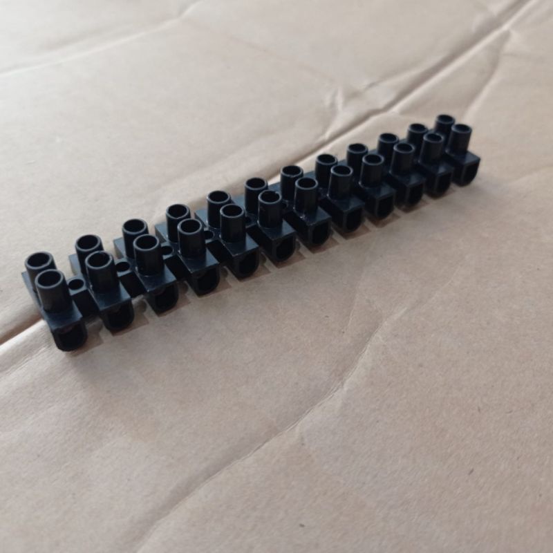 Jual Terminal Listrik Krustin 6mm 5 Ampere Blok Klustin Hitam 6 mm ...