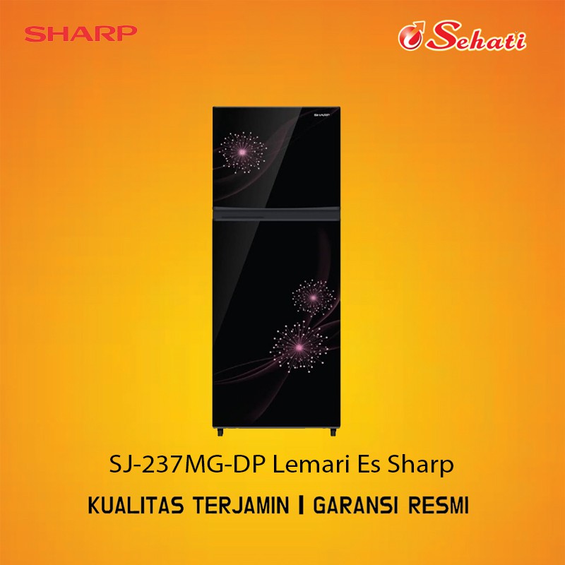 Jual Kulkas Sharp SJ-237MG-DP | Lemari es 2 pintu SJ237MG SJ237MGDP ...