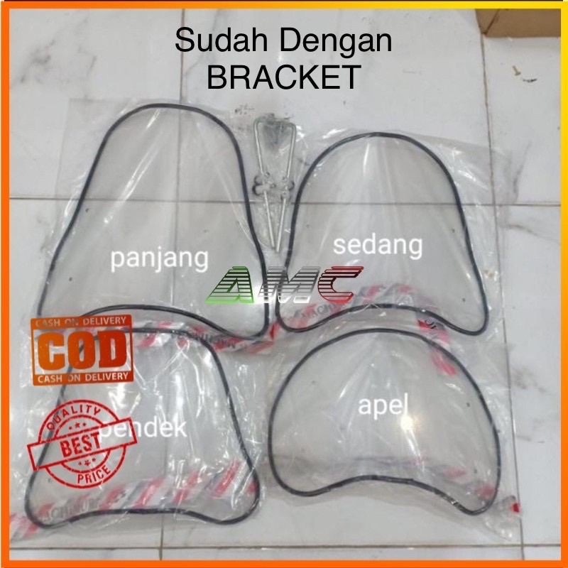 Jual Windshield Akrilik Tameng Angin Depan Motor Winsil Universal Vario ...