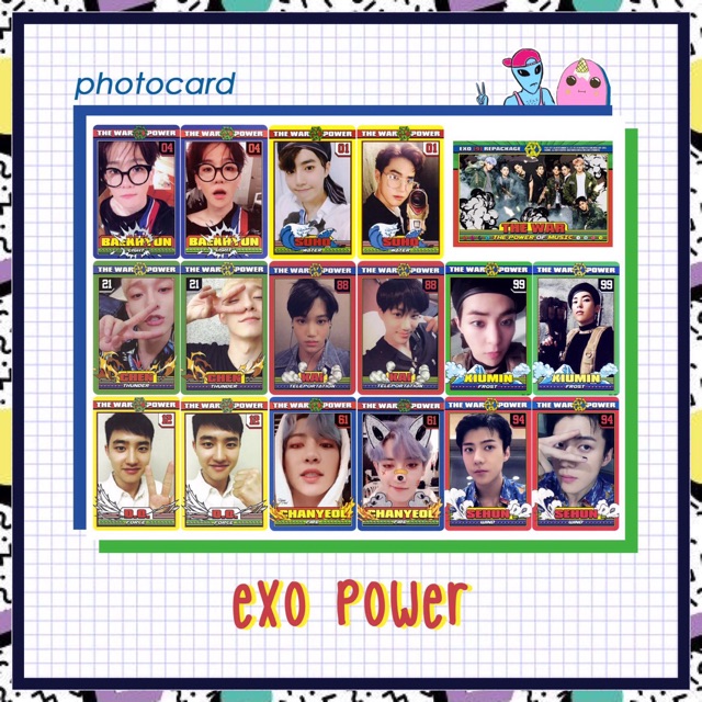 Jual EXO POWER (PHOTOCARD + POSTER) | Shopee Indonesia